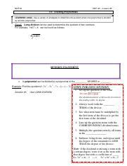 Mhf U Unit Lesson Divding Polynomials Student Pdf Pdf UNIT Lesson