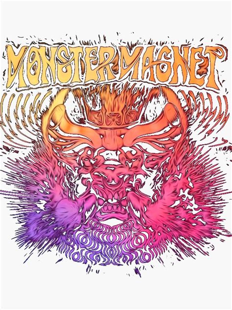 Monster Magnet Bob Sticker For Sale By Mayralover Redbubble