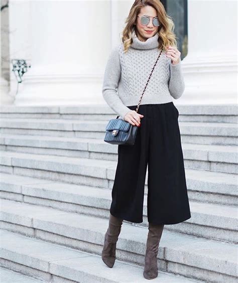 LIKEtoKNOW It On Instagram Stay Work Week Chic In A Culottes And Boot