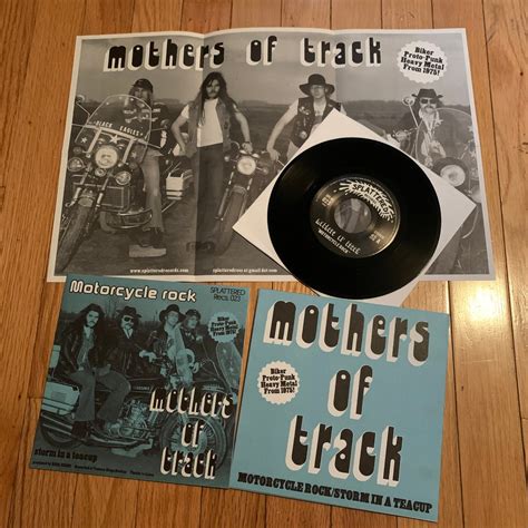 Splattered Records Distro — Mothers Of Track Motorcycle Rock 7 Re