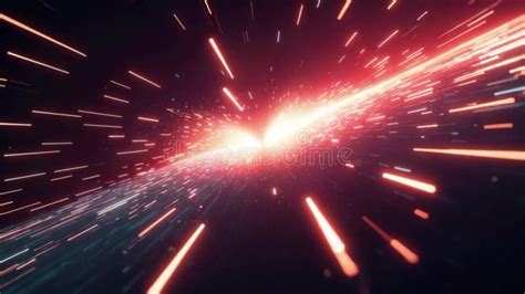 Explosive Meteor Bursting With Sparks In Space Stock Footage Video Of