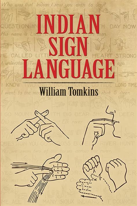 Indian Sign Language Native American Tomkins William 9780486220291