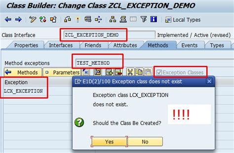 ABAP Local Exception Classes Spider S Web