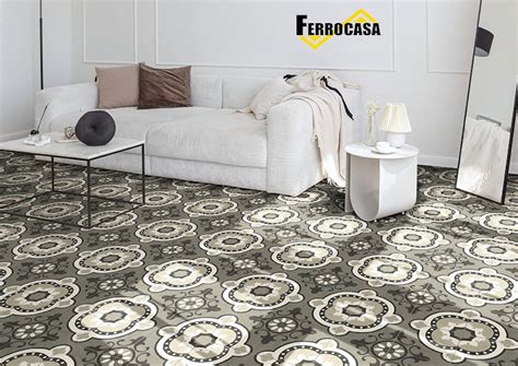 Azulejos porcelánicos imitación cemento Nostalgy de Mainzu Ferrocasa