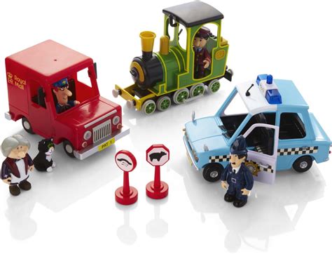 Postman Pat Deluxe Friction Action 3 Vehicle And Figures Playset Bigamart