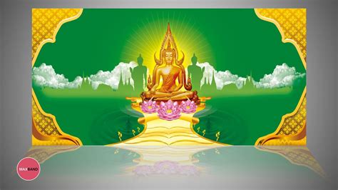 กราฟฟิกฟรี กรอบลายไทย ต่อยอดงานป้ายและออกแบบ วอลเปเปอร์ ศิลปะไทย