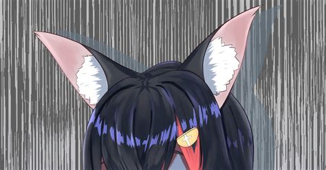 大神ミオ 見てるよ？あの子といたよね？ 黒き狼のイラスト Pixiv