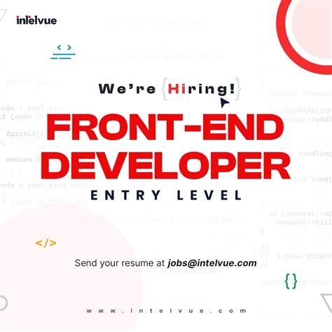 Intelvue On Linkedin Hiringalert Developer Frontend Hiringnow 24 Comments
