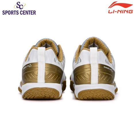 Promo New Color Sepatu Badminton Lining Ranger Lite Z1 White Gold Diskon 2 Di Seller Flexzone
