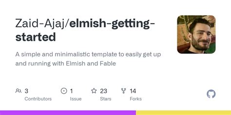 Github Zaid Ajajelmish Getting Started A Simple And Minimalistic
