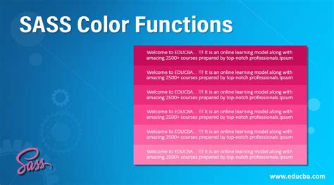 Sass Color Functions Guide To Top 6 Sass Color Functions