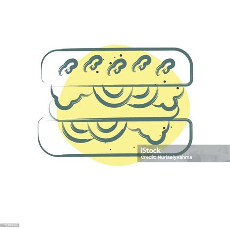 아이콘 초리판 아르헨티나 상징과 관련이 있습니다 색상 별점 스타일 심플한 디자인 편집 가능 간단한 일러스트레이션 3차원 형태에