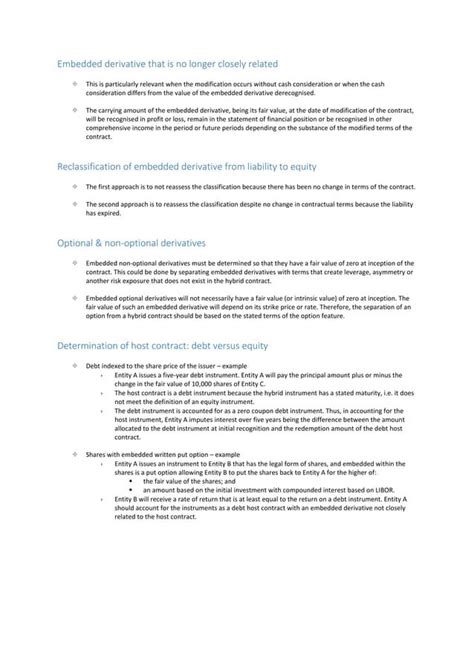 Embedded Derivatives Pdf Stocks And Bonds Personal Investing