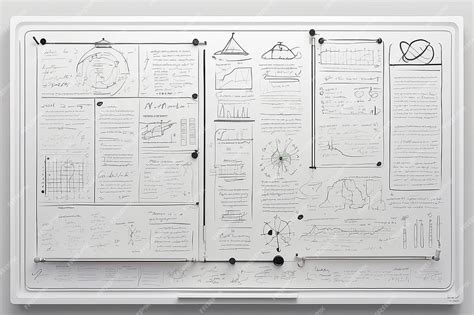 Premium Photo Create A Detailed Illustration Of A Whiteboard Filled With Handwritten Formulas