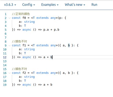 Typescript Syntax Highlighting Bug · Issue 34517 · Microsoft
