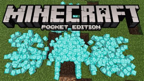 Minecraft Pe How To Get Infinite Diamonds And Ores Youtube