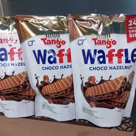 Jual Tango Wafer Waffle Choco Hazelnut 240gr Shopee Indonesia