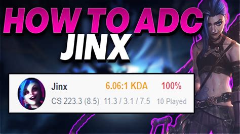 My 100 Winrate Jinx Adc Jinx Adc Gameplay Iron To Master 58