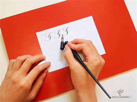 Caligrafía Copperplate ¿cómo Escribir La Letra G Aracelyasmine