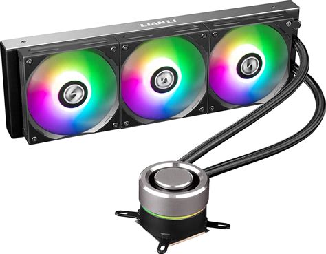 Amazon LIANLI ハイエンド高性能オールインワン水冷CPUクーラー トリプルチャンバーポンプ設計 ARGBコントローラー対応