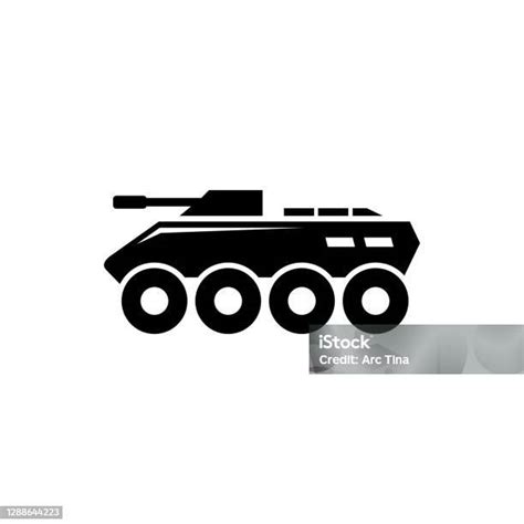 軍事 Btr 裝甲運兵車平面向量圖示插圖白色背景上的簡單黑色符號btr裝甲運兵車標誌設計範本的web和移動ui元素向量圖形及更多保護圖片