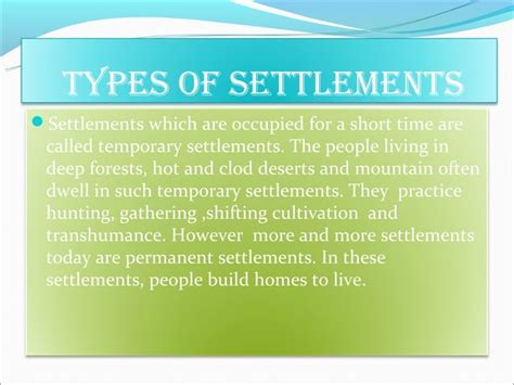 Human Environment Settlement Transport And Communication PPT