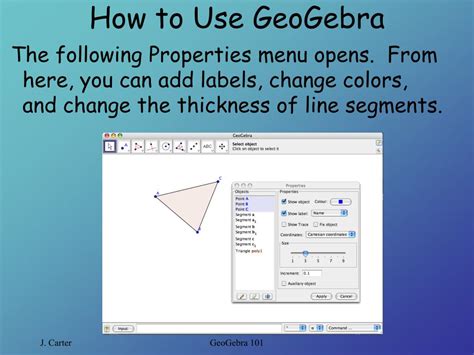 PPT GeoGebra 101 PowerPoint Presentation Free Download ID 881117