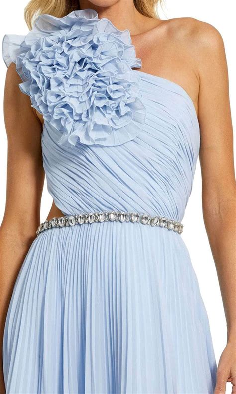 Mac Duggal 49687 Strappy Back Pleated Bodice Prom Gown Couture Candy