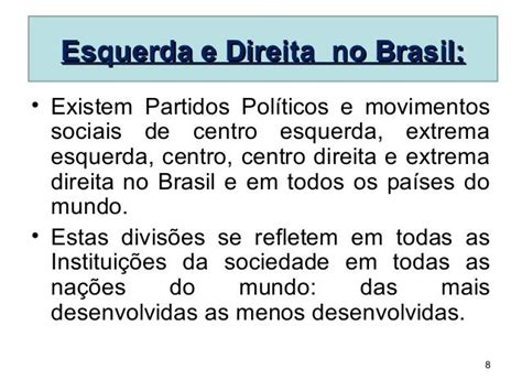 Esquerda Direita E Centro Na Sociologia Política