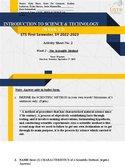 week 1 2 group activity 2 the scientific method group 4 8b804