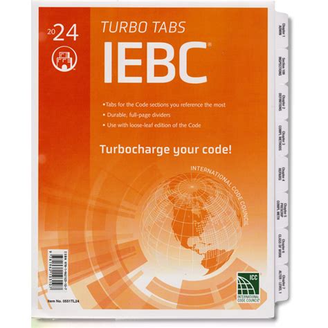 Buy International Existing Building Code Iebc And Turbo Tabs Loose Leaf