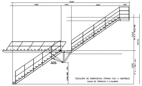 D CAD Staircase Design Drawings Autocad Software File