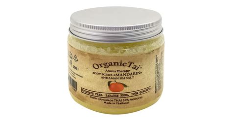 Скраб для тела с солью Андаманского моря и мандарином (body scrub ...