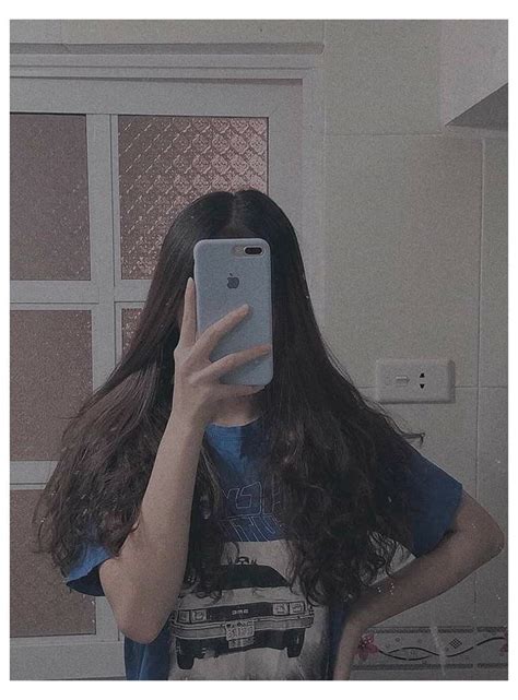 Download Embracing Her Reflection Girl Aesthetic In M