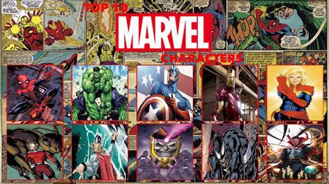 My Top 10 Marvel Characters By Usermicko2002 On Deviantart