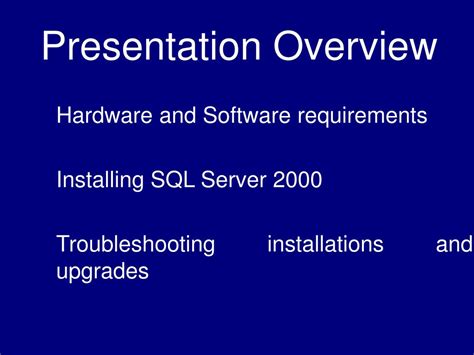 Ppt Microsoft Sql Server Powerpoint Presentation Free Download Id6873953