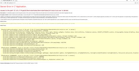 C Vs2017 Error When Trying To Build Aspnet Mvc 5 App Roslynbin