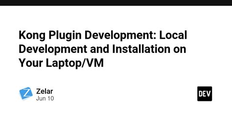 Kong Plugin Development Local Development And Installation On Your Laptop VM DEV Community