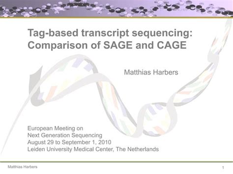 tag based transcript sequencing comparison of sage and cage ppt