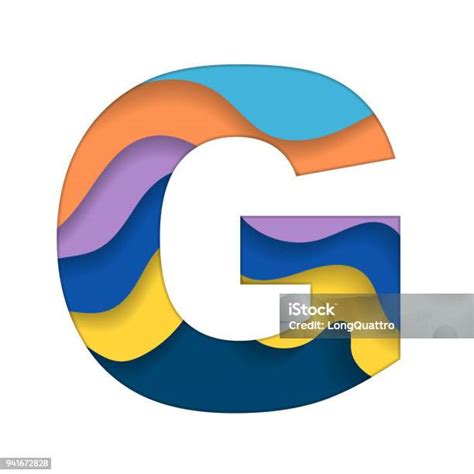 다채로운 편지 G 그림 그리기에 대한 스톡 벡터 아트 및 기타 이미지 그림 그리기 날씨 낱말 Istock