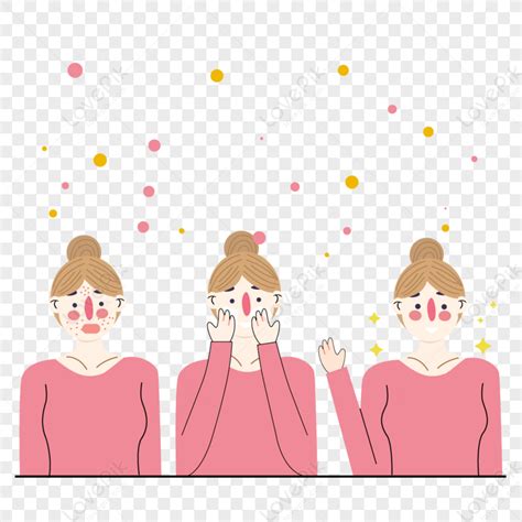 Before And After Skin Care Acne Reduction Effect Comparison Skin Care