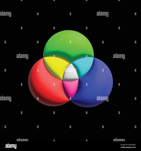 Rgb Font Shape Designletter Typography Colorful Illustration