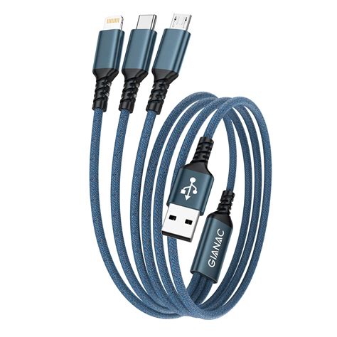 GIANAC Multi USB Kabel In Universele Oplaadkabel M Snelle Oplaadkabel Meervoudige