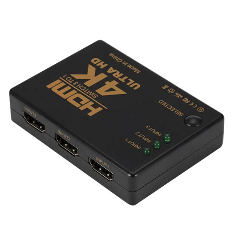 4k Auto 3x1 Hdmi Switch 3x1 4k 2k 1080p 3d 3 Input 1 Output Hdmi