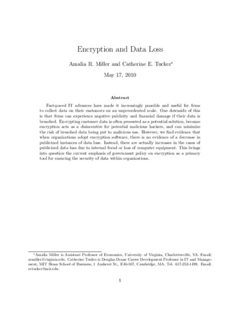 pdf encryption and data loss