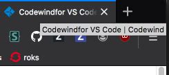 Missing Space In Codewind For VS Code Page Title Issue Eclipse Archived Codewind GitHub