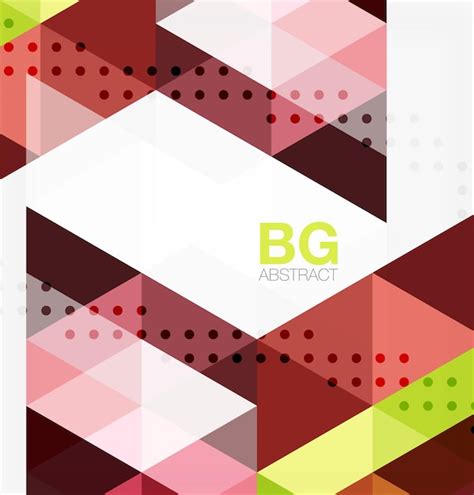 Plantilla Geométrica De Mosaico Moderno Triangular Fondo De Plantilla