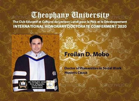 dsse fed alumnus mobo conferred honorary degree by caribbean based