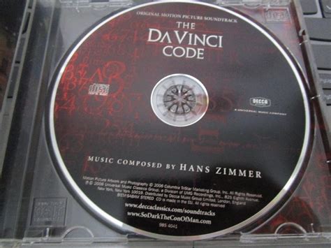 Hans Zimmer 達文西密碼 電影原聲大碟 The Da Vinci Code Ost 歐版 興趣及遊戲 音樂樂器 And 配件