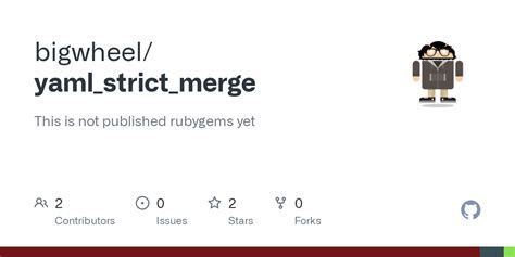 GitHub Bigwheel Yaml Strict Merge This Is Not Published Rubygems Yet